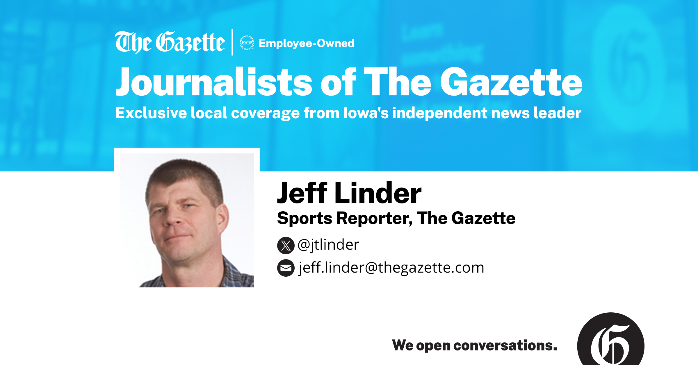 Jeff Linder, Reporter for The Gazette | Eastern Iowa