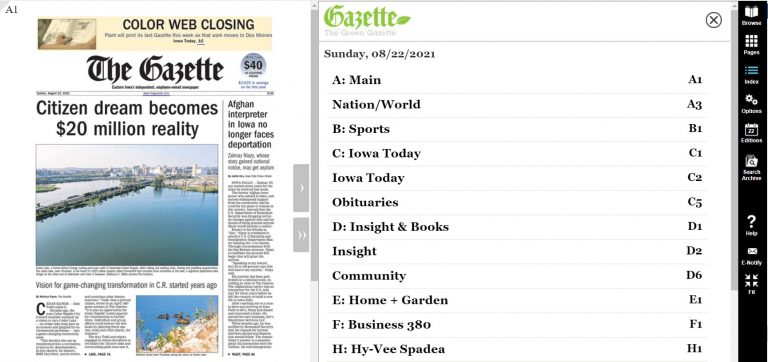 How to use The Green Gazette, our Digital Edition | The Gazette
